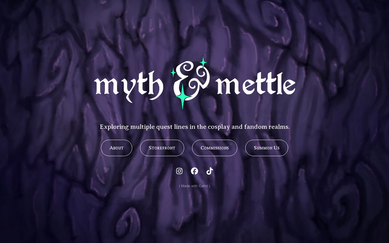 Myth and Mettle Studio